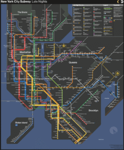 NYC Subway Map - new york visions